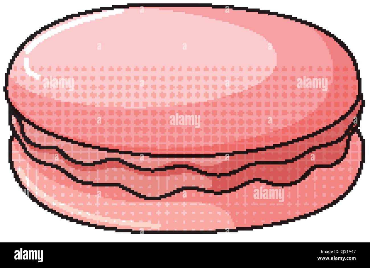 Macaron on white background illustration Stock Vector Image & Art - Alamy