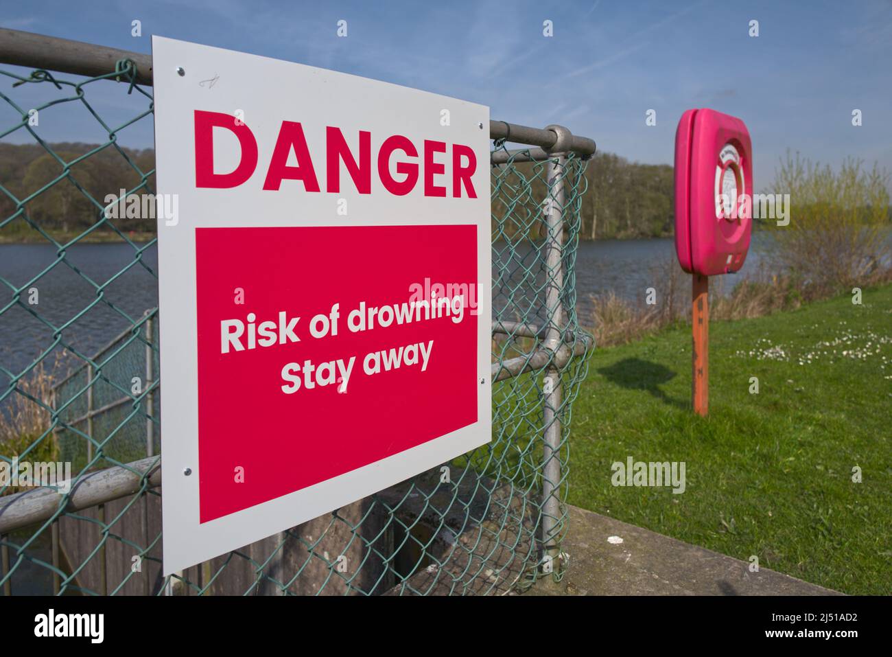 Risk of drowning sign hi-res stock photography and images - Alamy