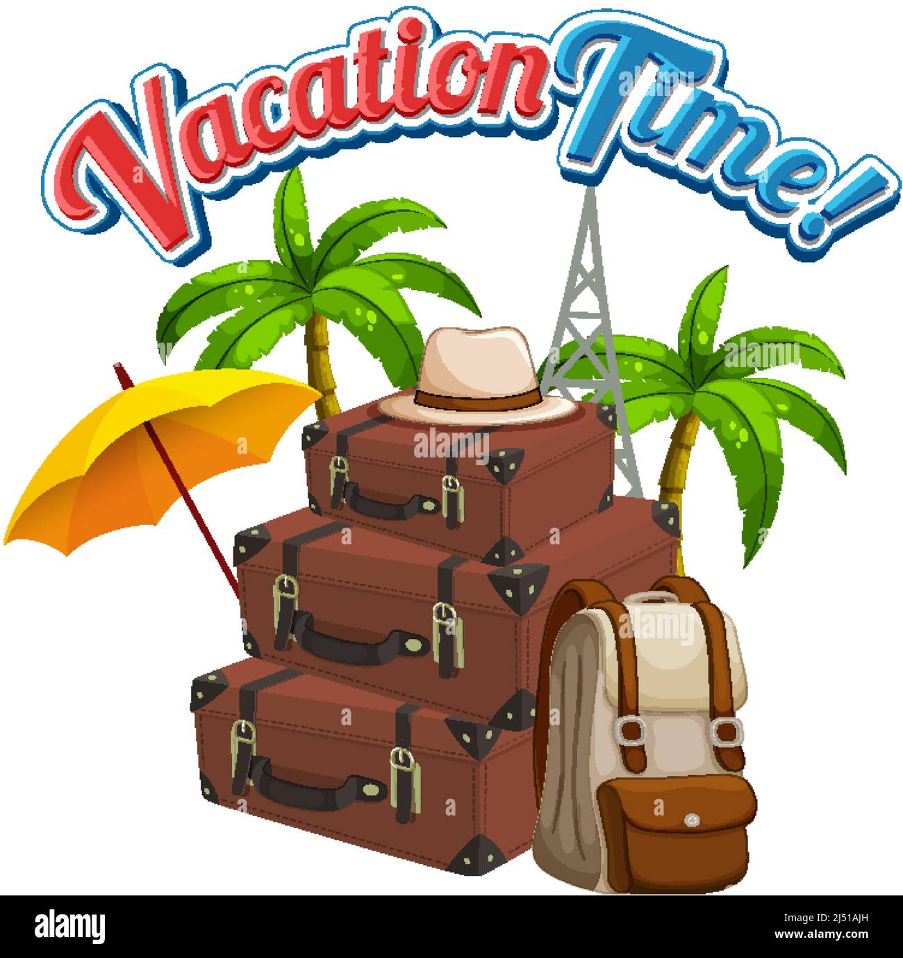 Baggage icon time travel Stock Vector Images - Alamy