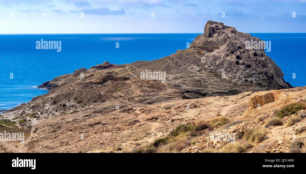 Columnar Jointing Structures Of Punta Baja, Lava Flows, Volcanic Rocks ...