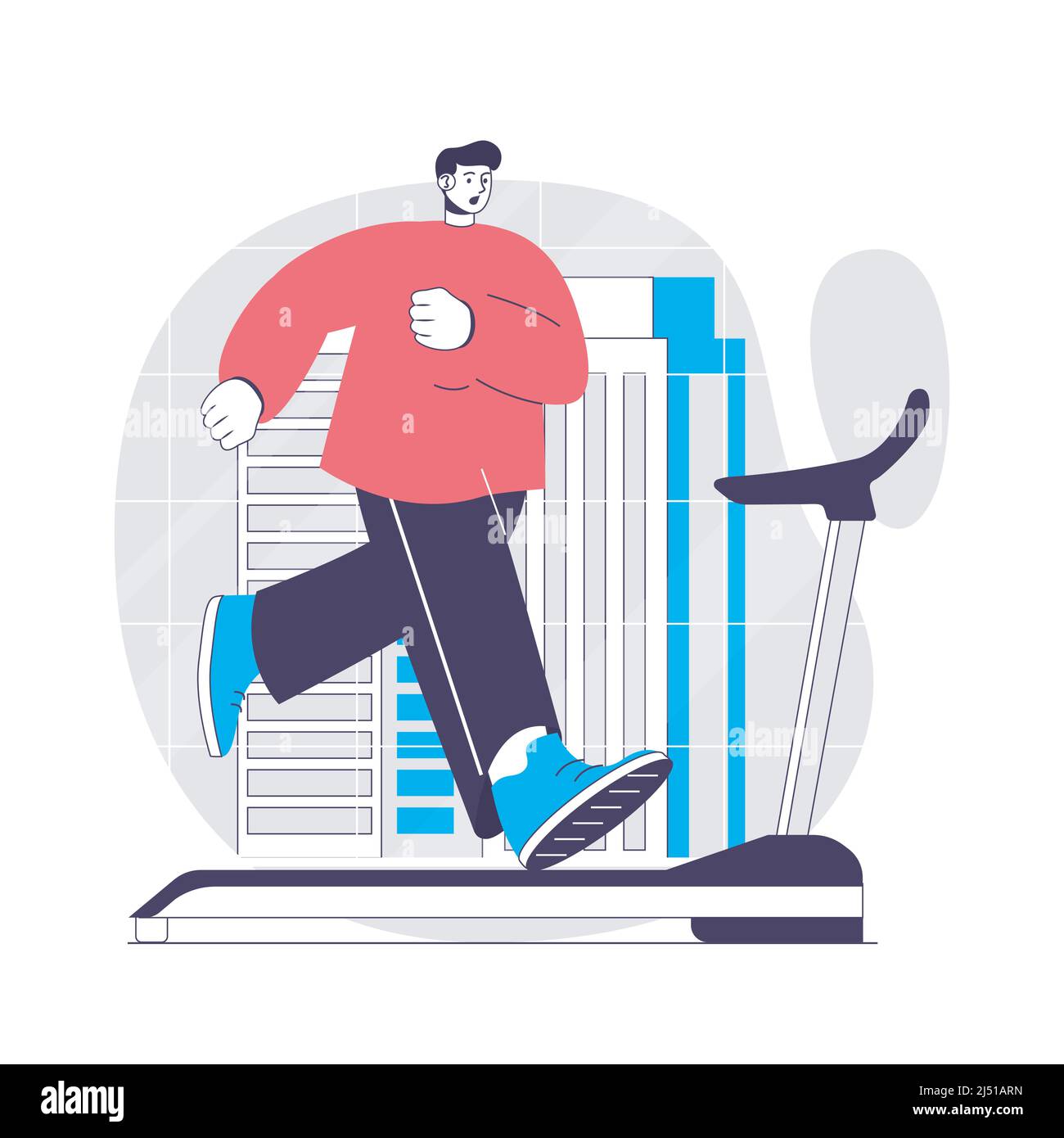 Running machine vector vectors hi-res stock photography and images - Alamy