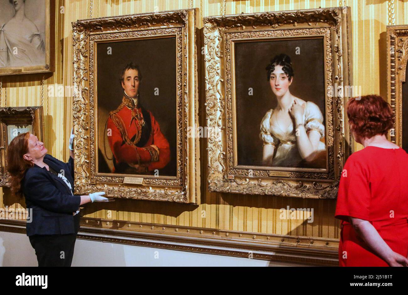 Miniatures of kitty wellington portrait hi-res stock photography and ...