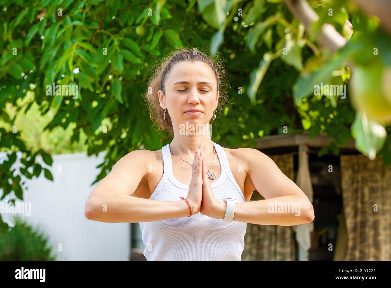 Namaskar Mudra Pose Namaskar Stock Photos, Royalty Free Images
