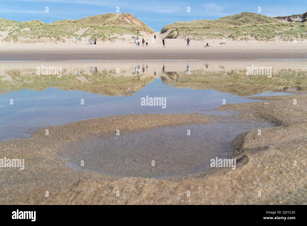 North Sea beach at Bergen aan Zee, The Netherlands Stock Photo - Alamy