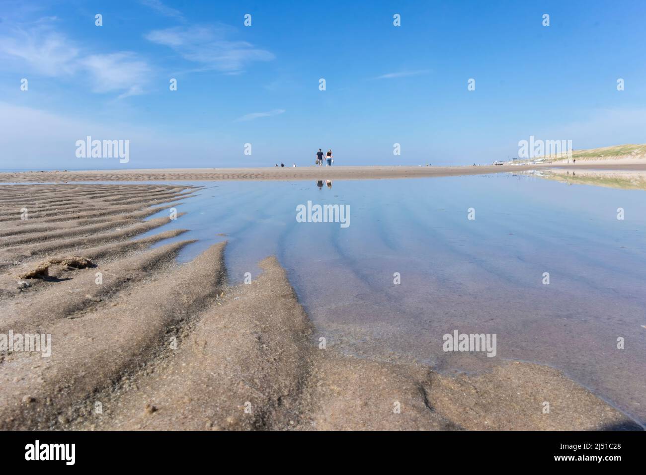 North Sea beach at Bergen aan Zee, The Netherlands Stock Photo - Alamy