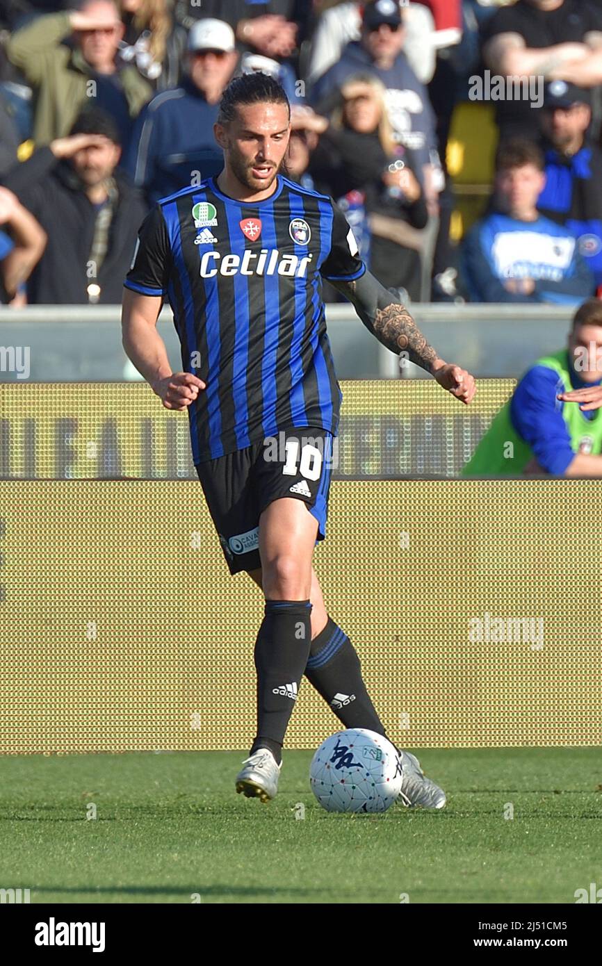 Pisa, Italy. 18th Apr, 2022. Ernesto Torregrossa (Pisa) during AC Pisa ...