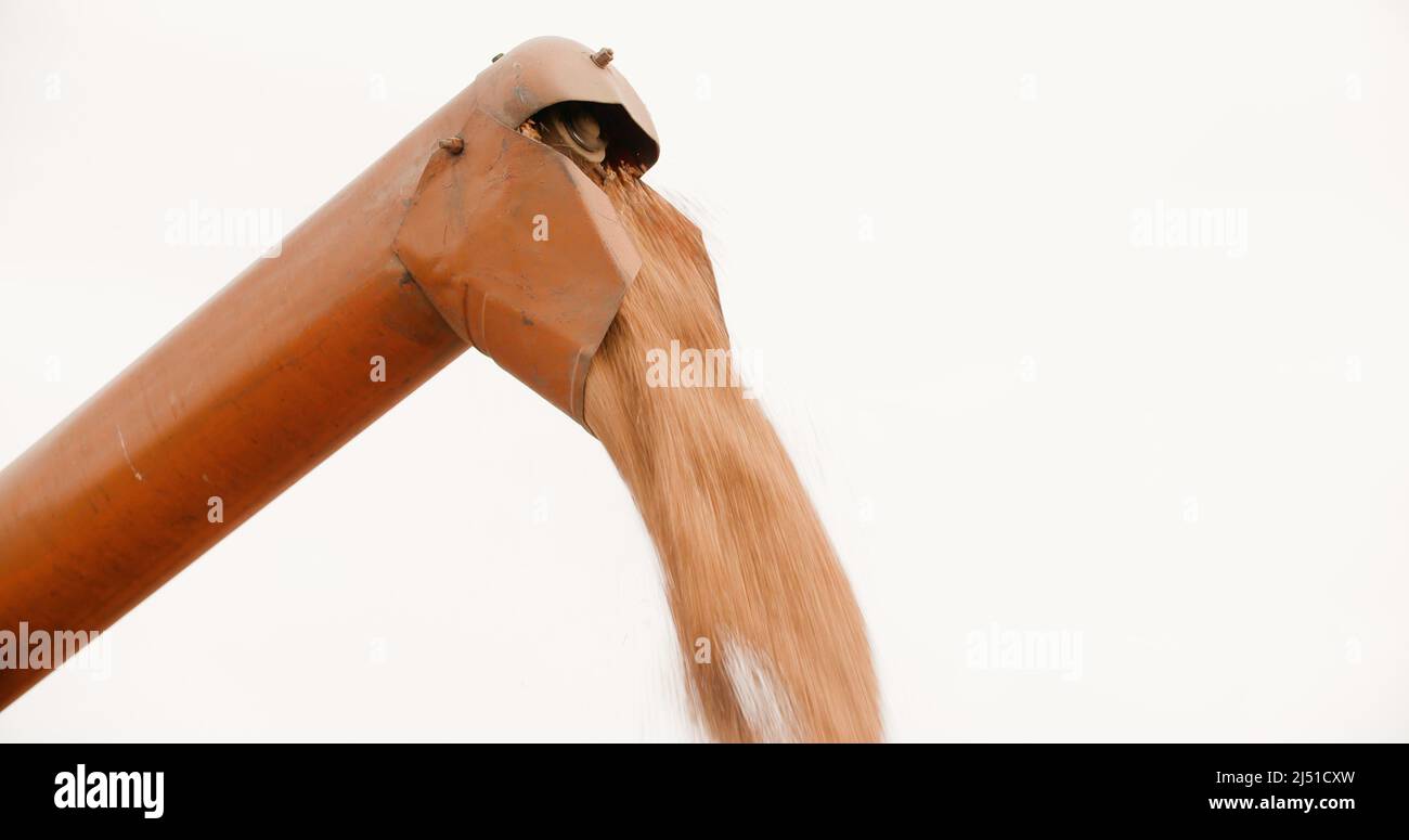 Grain unloading tube hi-res stock photography and images - Alamy
