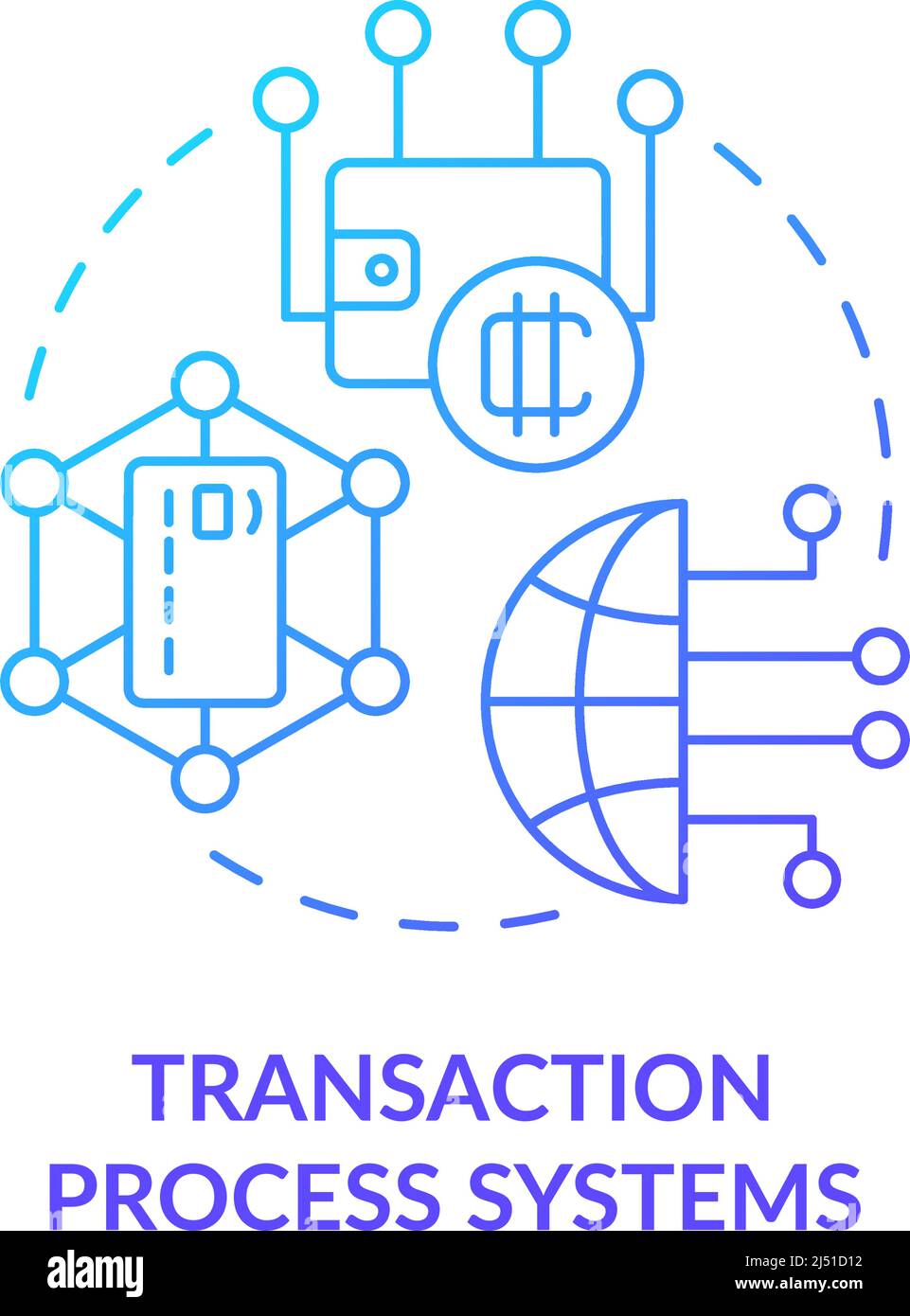 Transaction process systems blue gradient concept icon Stock Vector ... Transaction process systems blue gradient concept icon Stock Vector ...