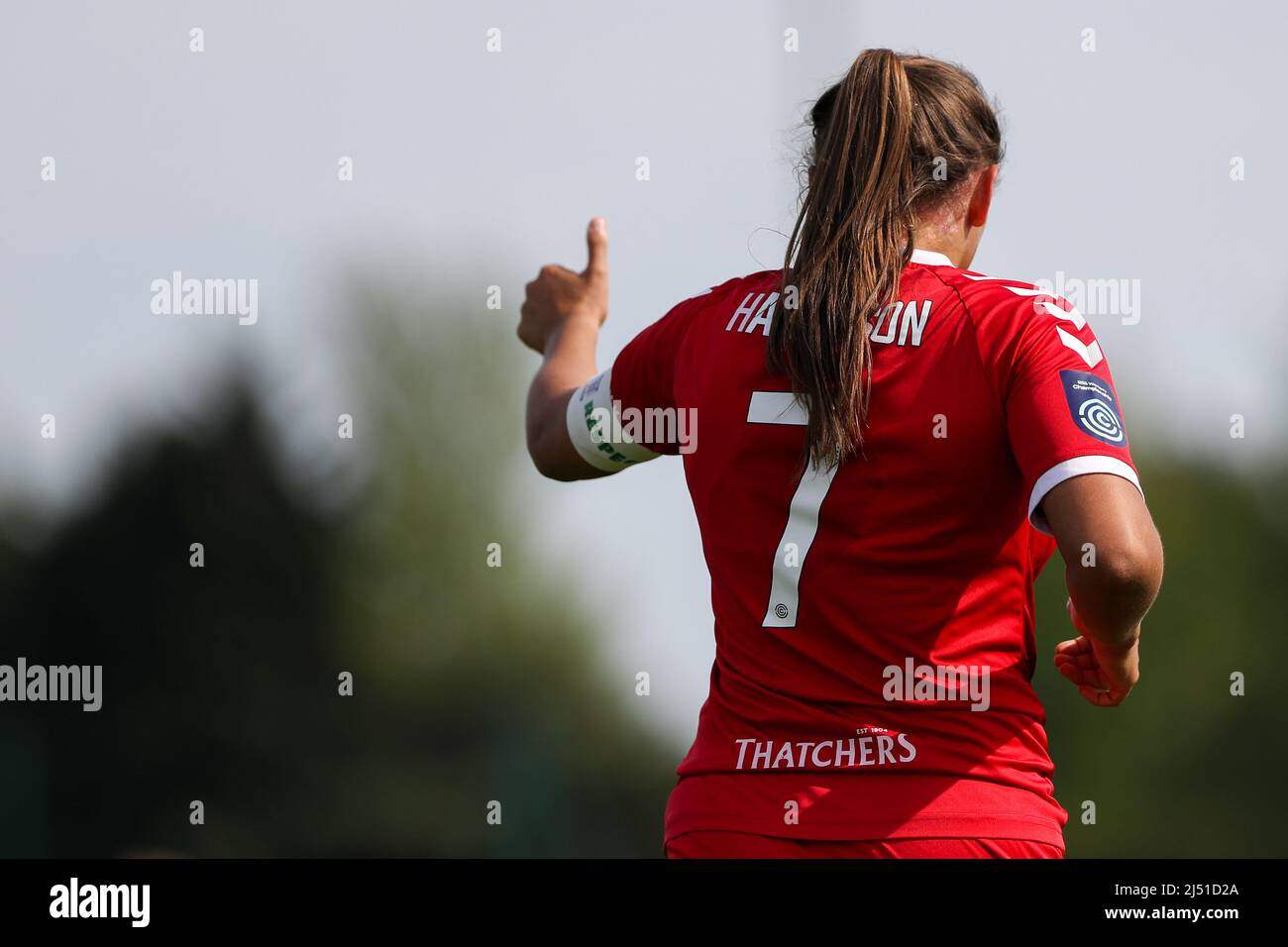 17th April 2022. Abi Harrison (Bristol City) Women’s Championship game ...