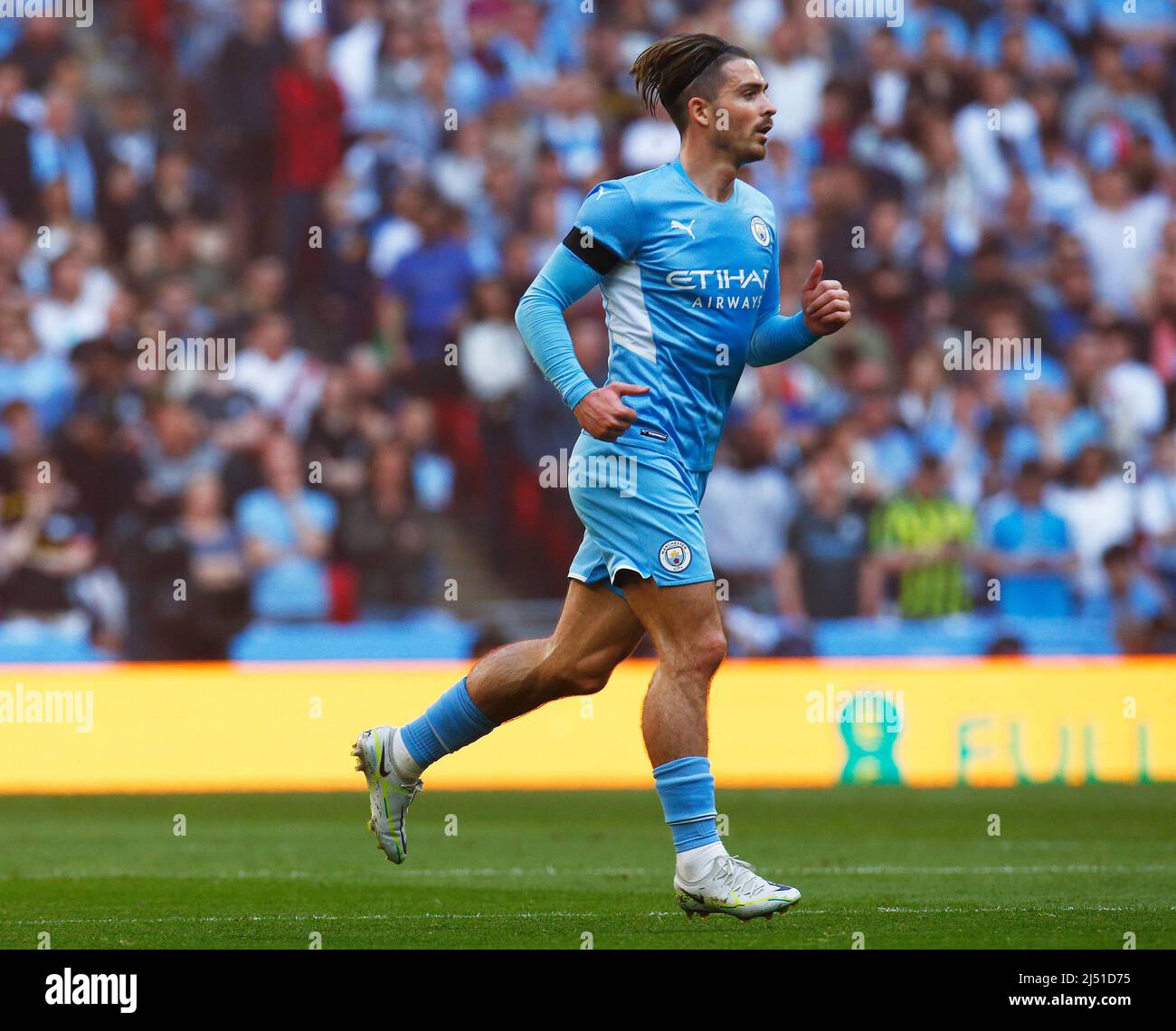 LONDON, ENGLAND - APRIL 16: Manchester City's Jack Grealish during FA ...