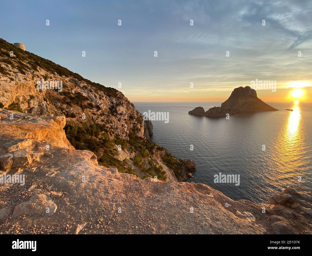 Sunrise over ibiza coast in hi-res stock photography and images - Alamy