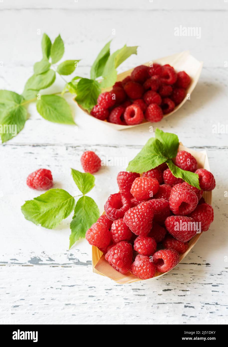 Raspberry boats hi-res stock photography and images - Alamy