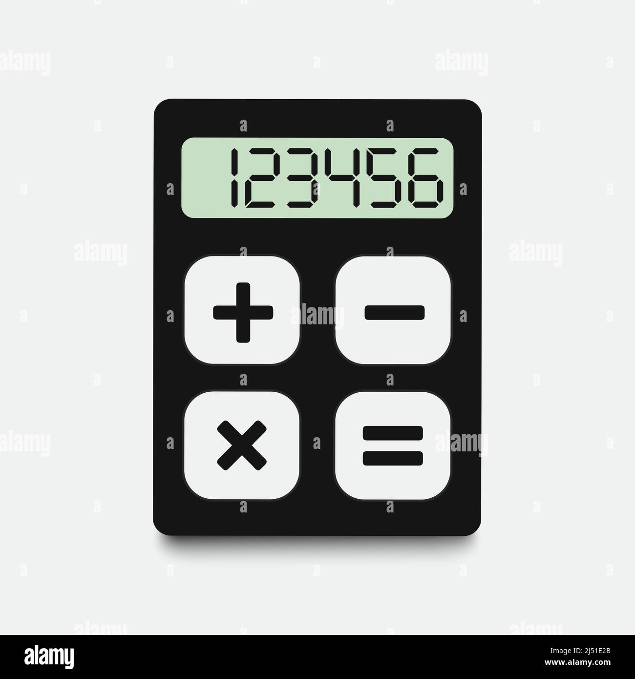 Calculator icon, a portable calculation tool for everyday purposes in ...