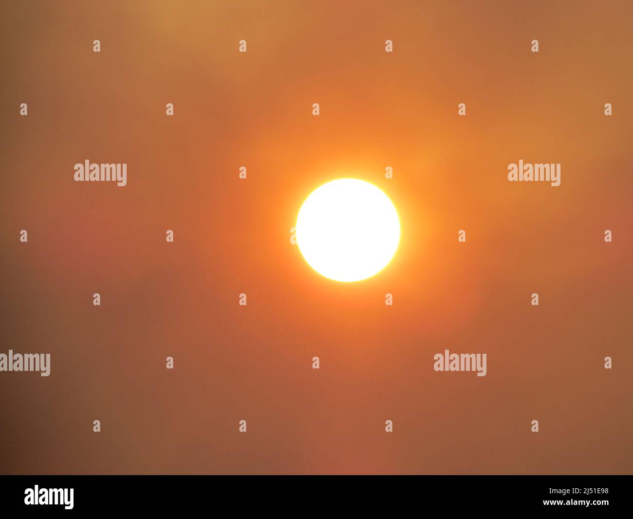 Hot sun causing global warming, heat wave and climate change Stock ...
