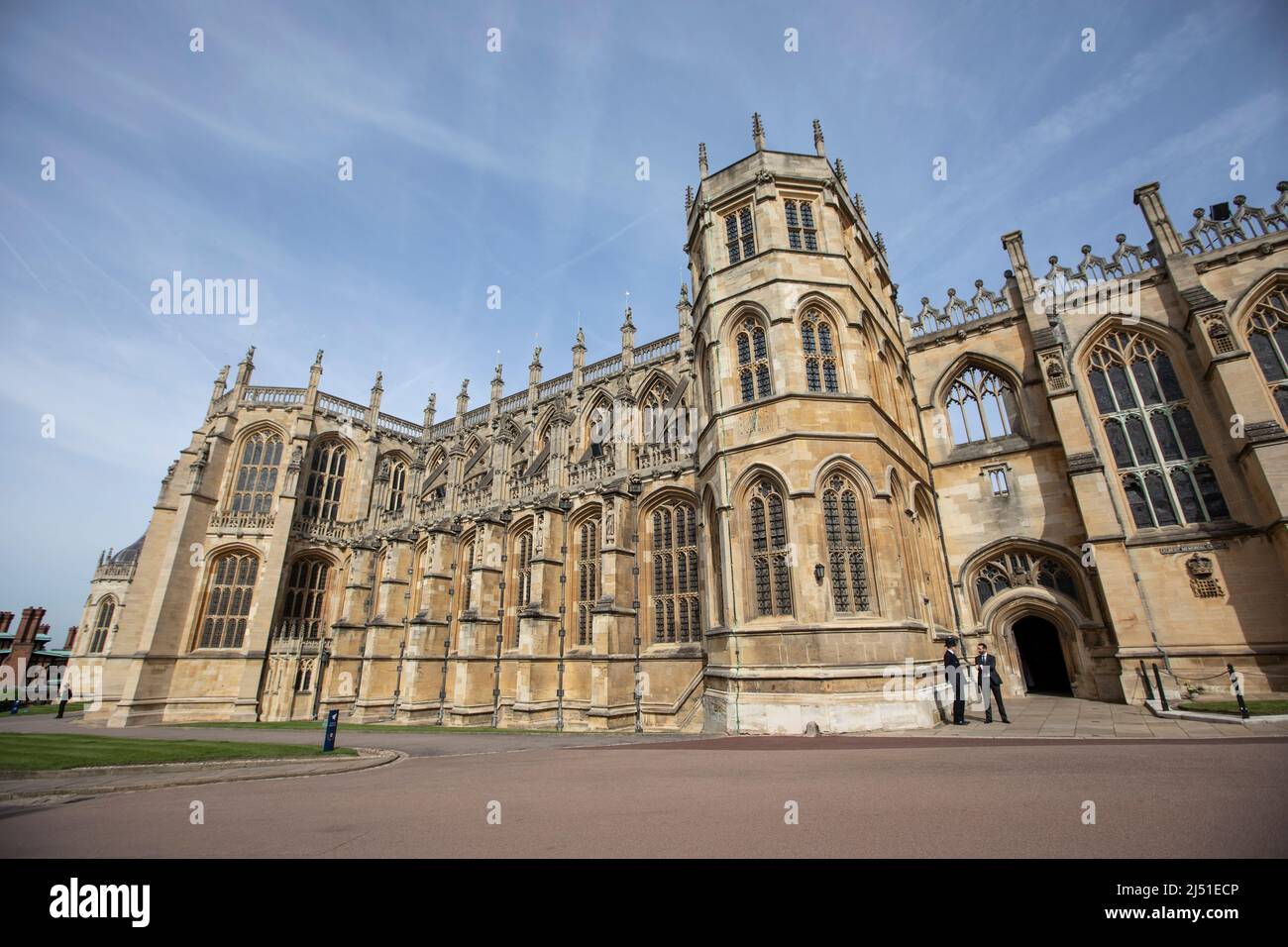 Members of the Royal Family attend the Easter Service at St George's ...
