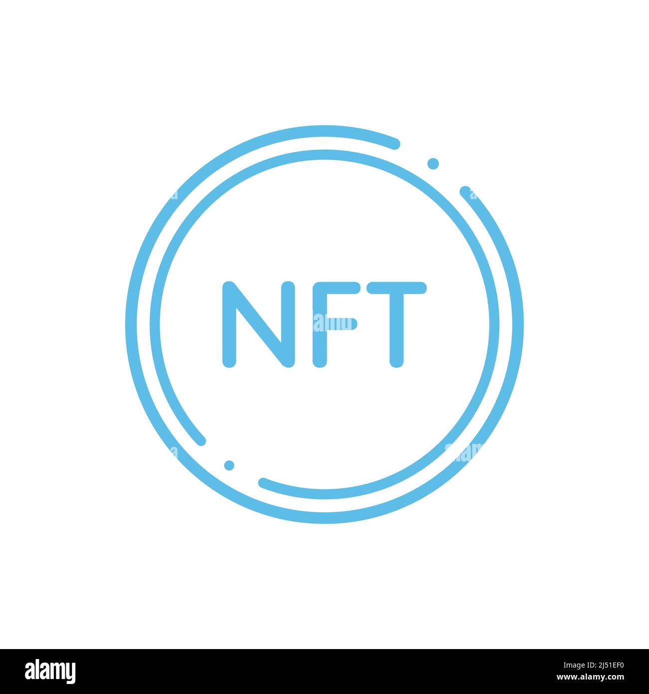 NFT non fungible token. Non-fungible tokens icon covering concept NFT ...