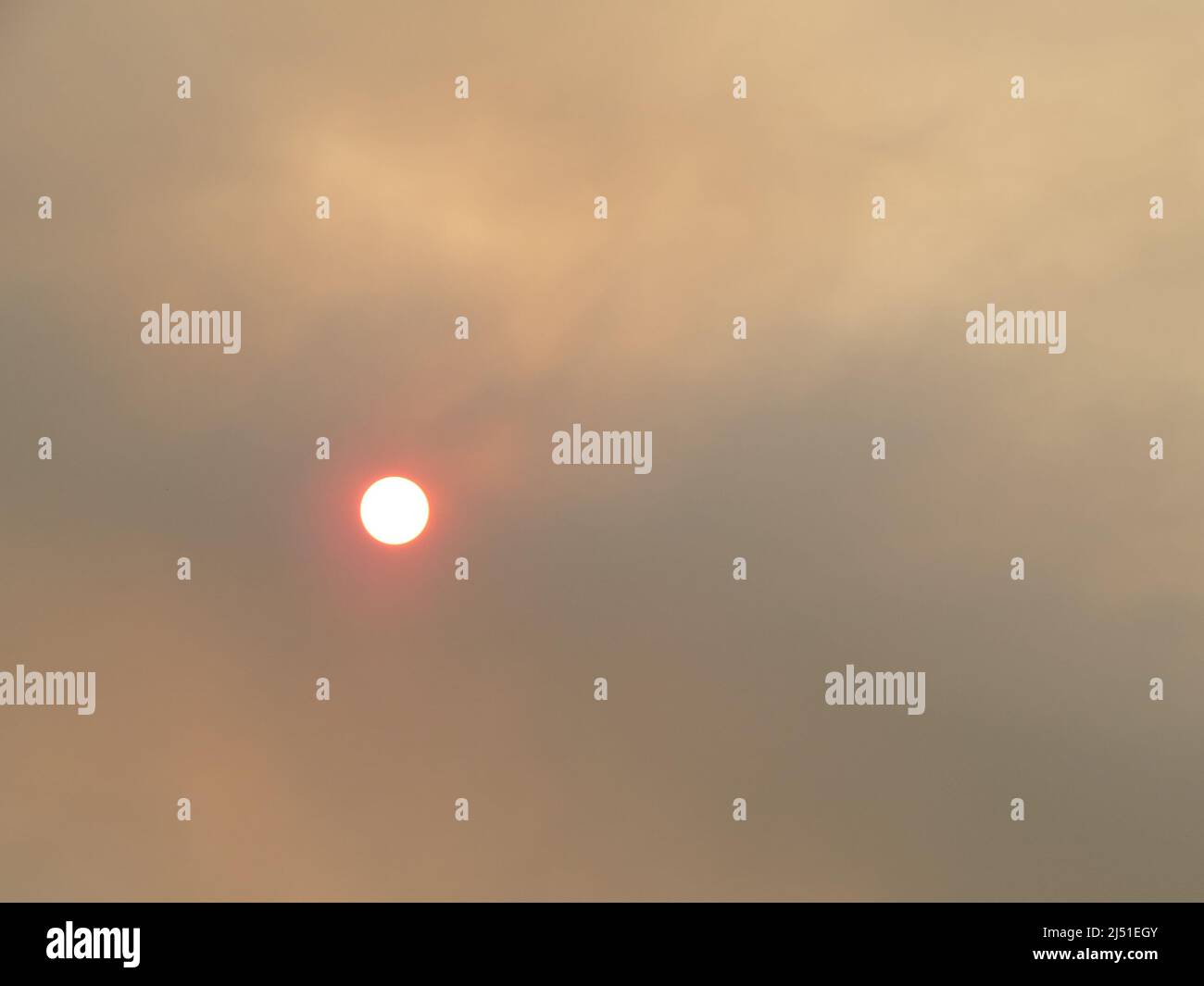 Hot sun causing global warming, heat wave and climate change Stock ...