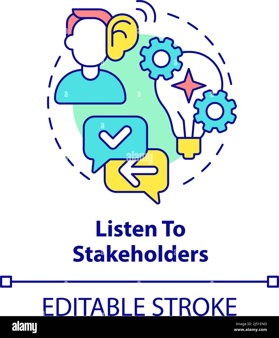 Stakeholders infographic hi-res stock photography and images - Alamy