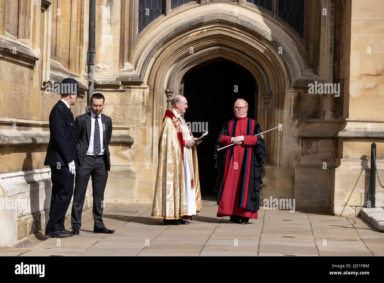 The Right Reverend David Conner KCVO welcomes members of the Royal ...