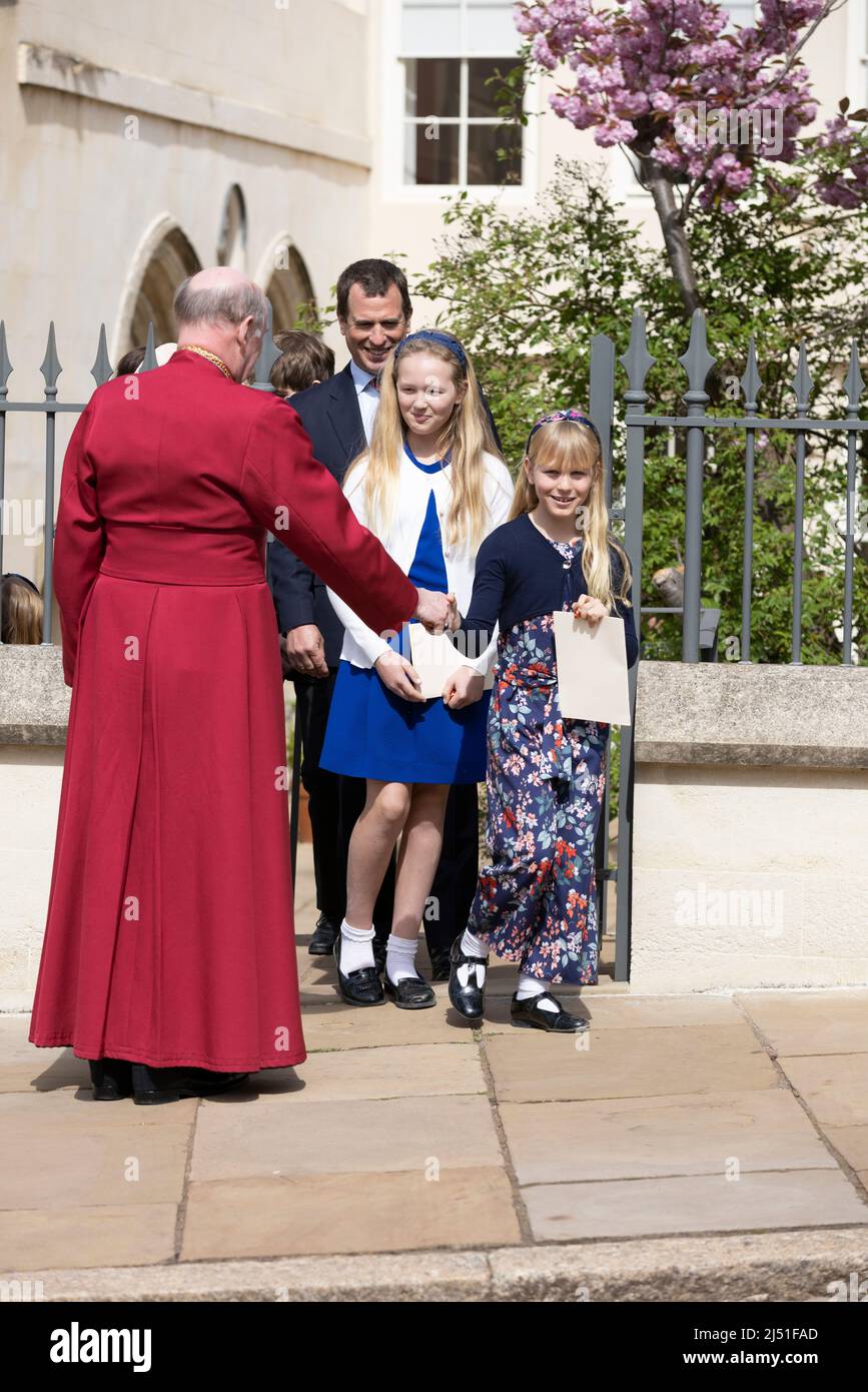 The Right Reverend David Conner KCVO welcomes members of the Royal ...