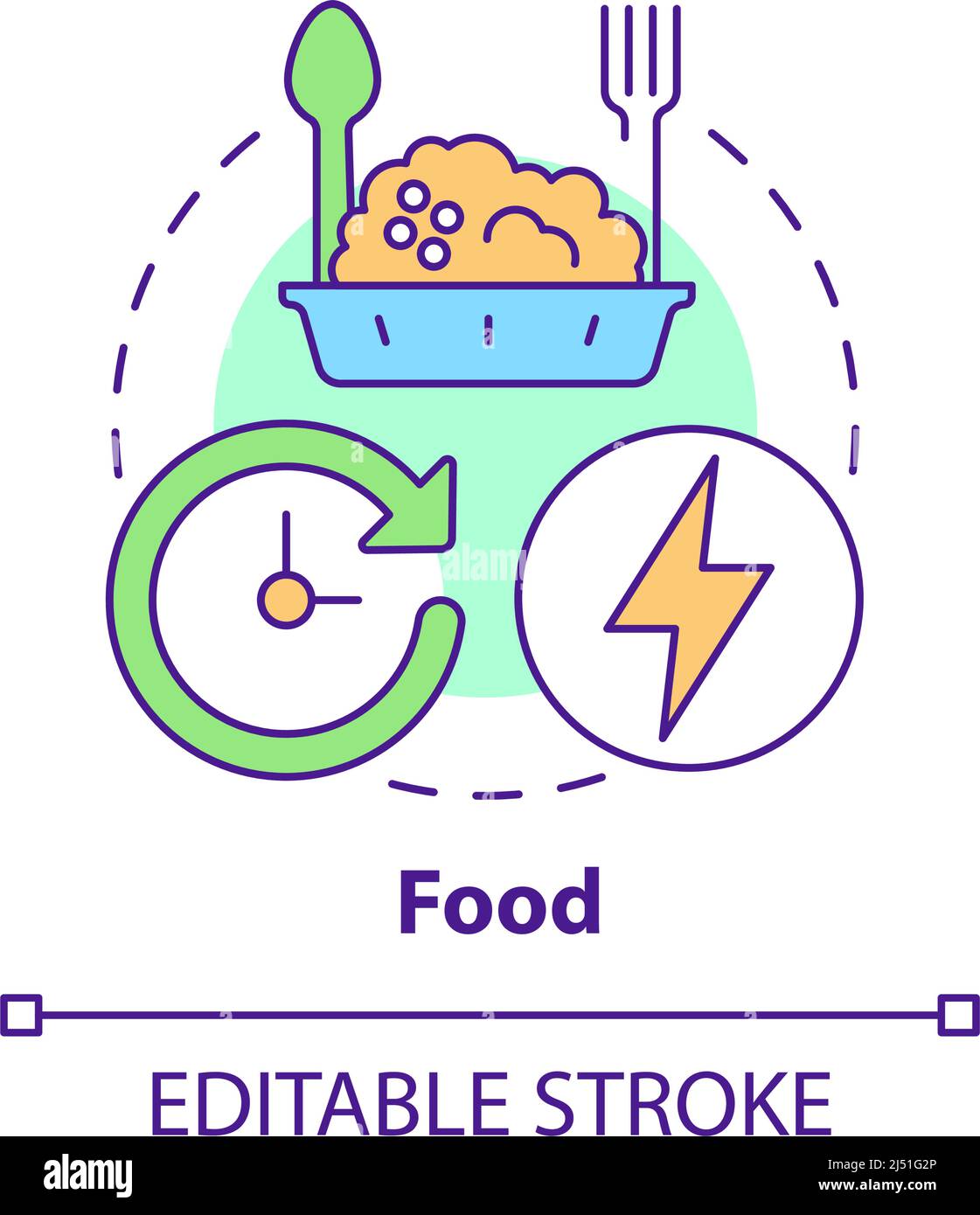 Instant food ration Stock Vector Images - Alamy