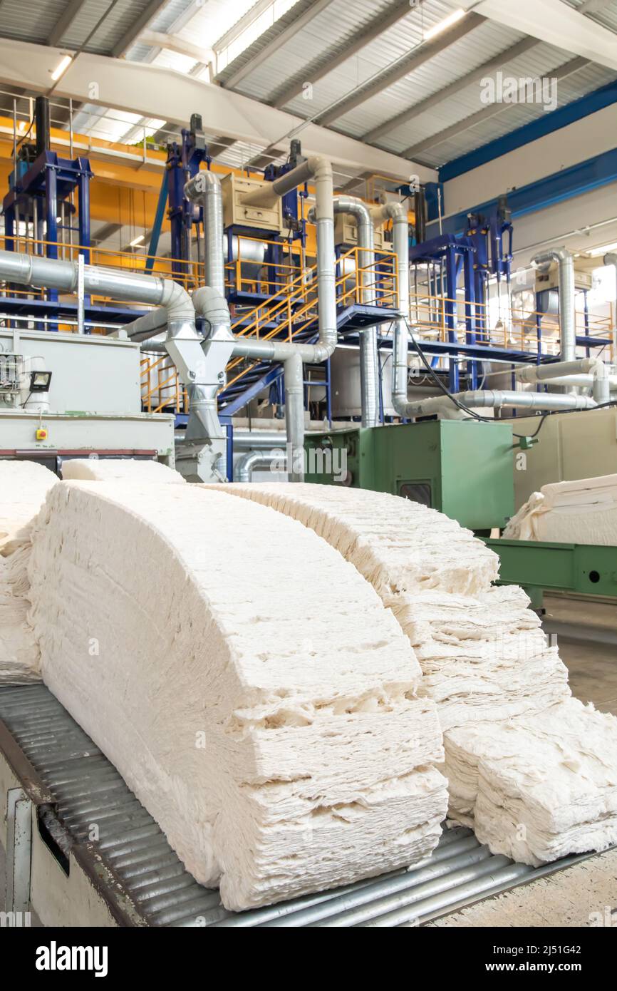 Cotton production factory worker hi-res stock photography and images ...