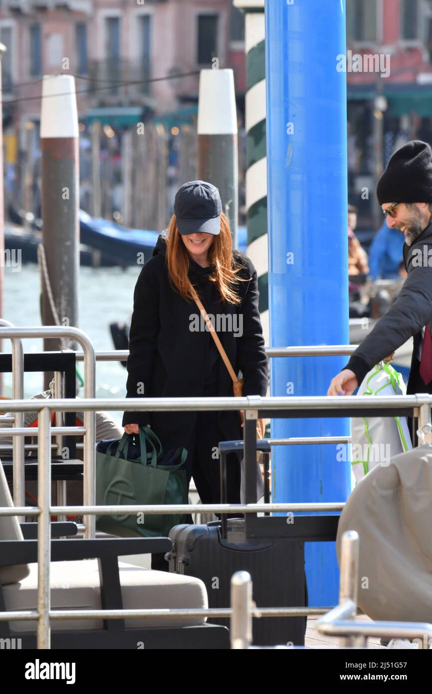 Venice, Italy. 19th Apr, 2022. Venice, BIENNIAL EVENT 2022, Julienne ...