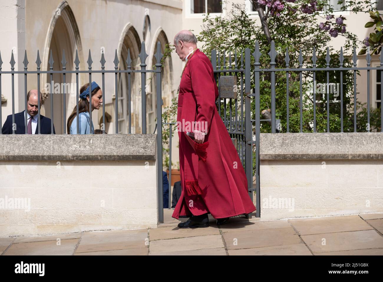 The Right Reverend David Conner KCVO welcomes members of the Royal ...