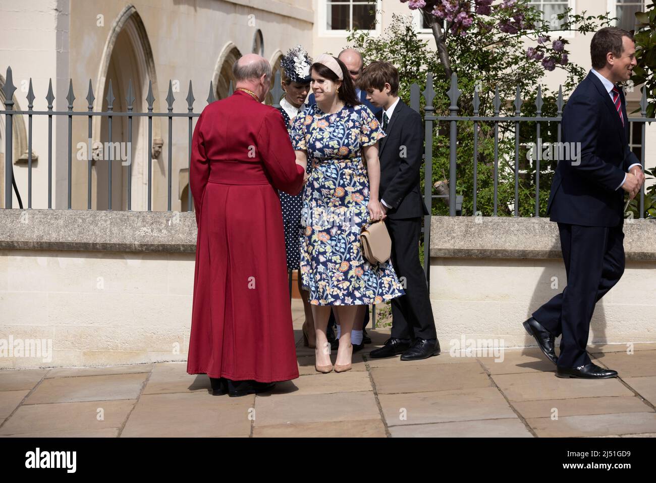 The Right Reverend David Conner KCVO welcomes members of the Royal ...