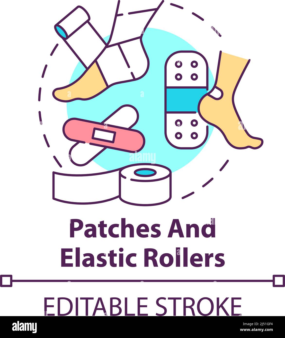 General patch Cut Out Stock Images & Pictures - Alamy