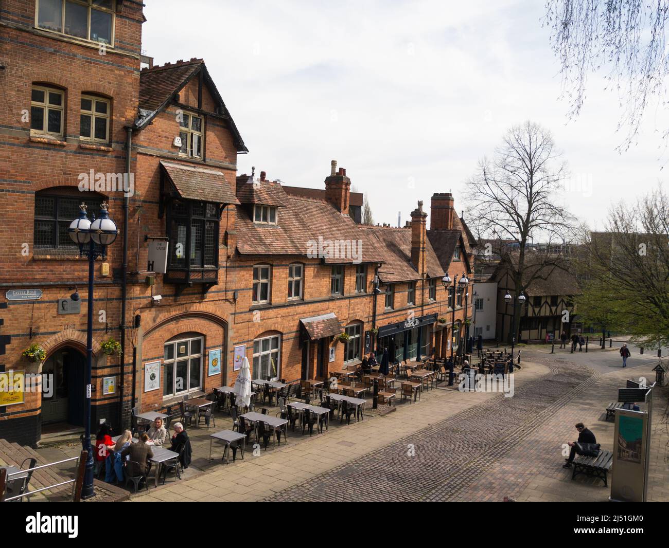 View from nottingham castle grounds hi-res stock photography and images ...