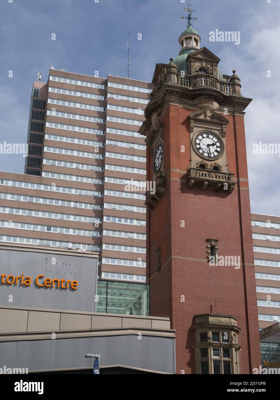 Victoria Clock Tower St Ann's Nottingham City Centre England UK a Grade ...