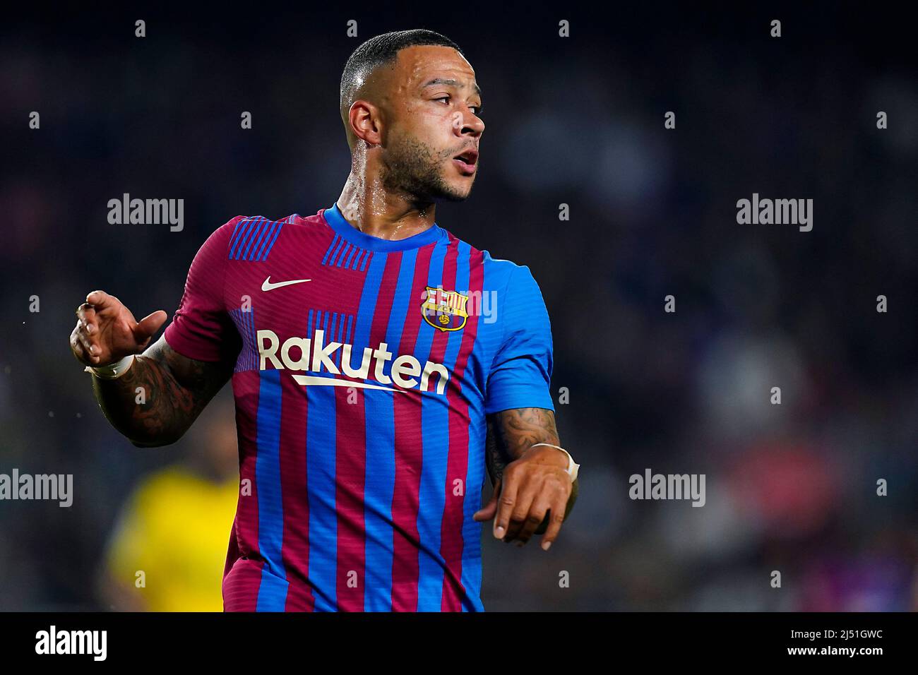 Memphis Depay of FC Barcelona during the La Liga match between FC ...