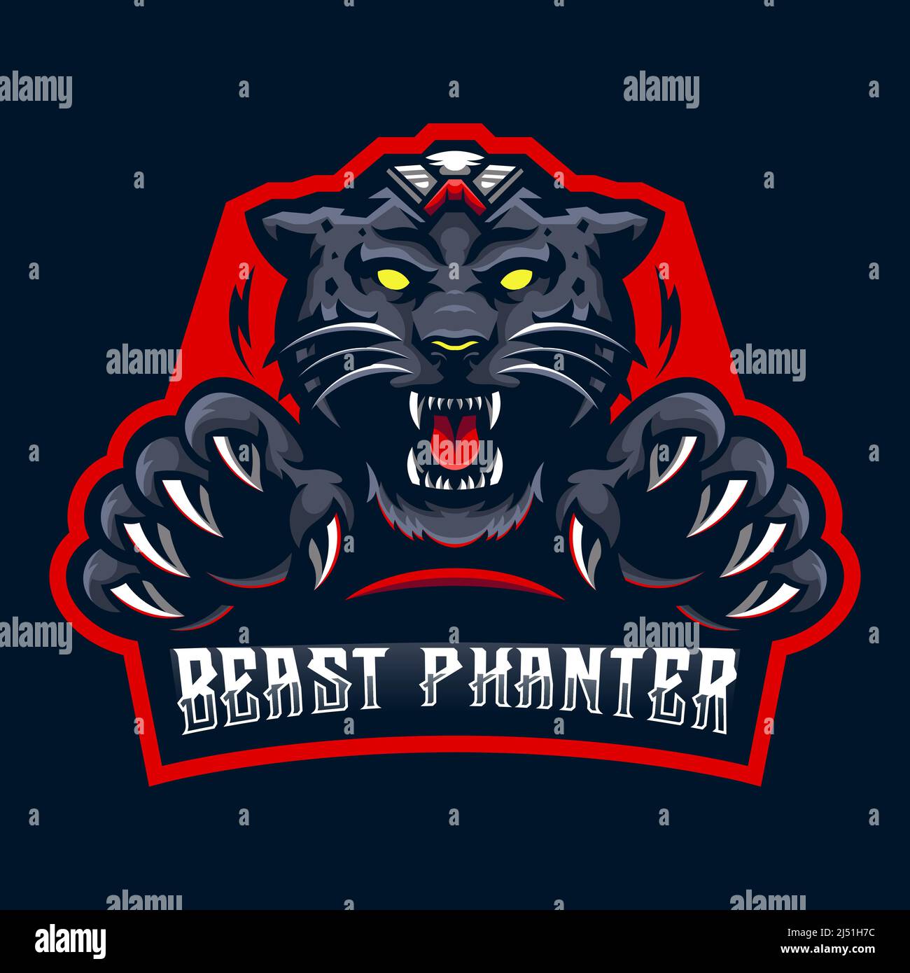 Panther claw vector hi-res stock photography and images - Alamy