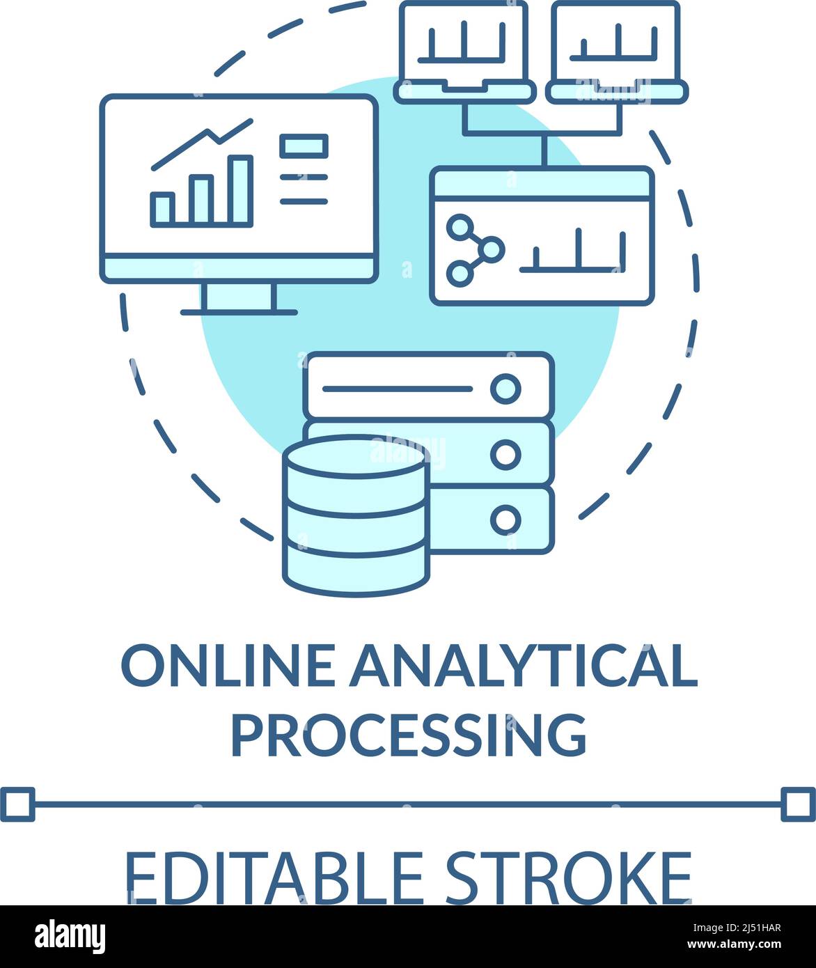 Analytical processing Stock Vector Images - Alamy