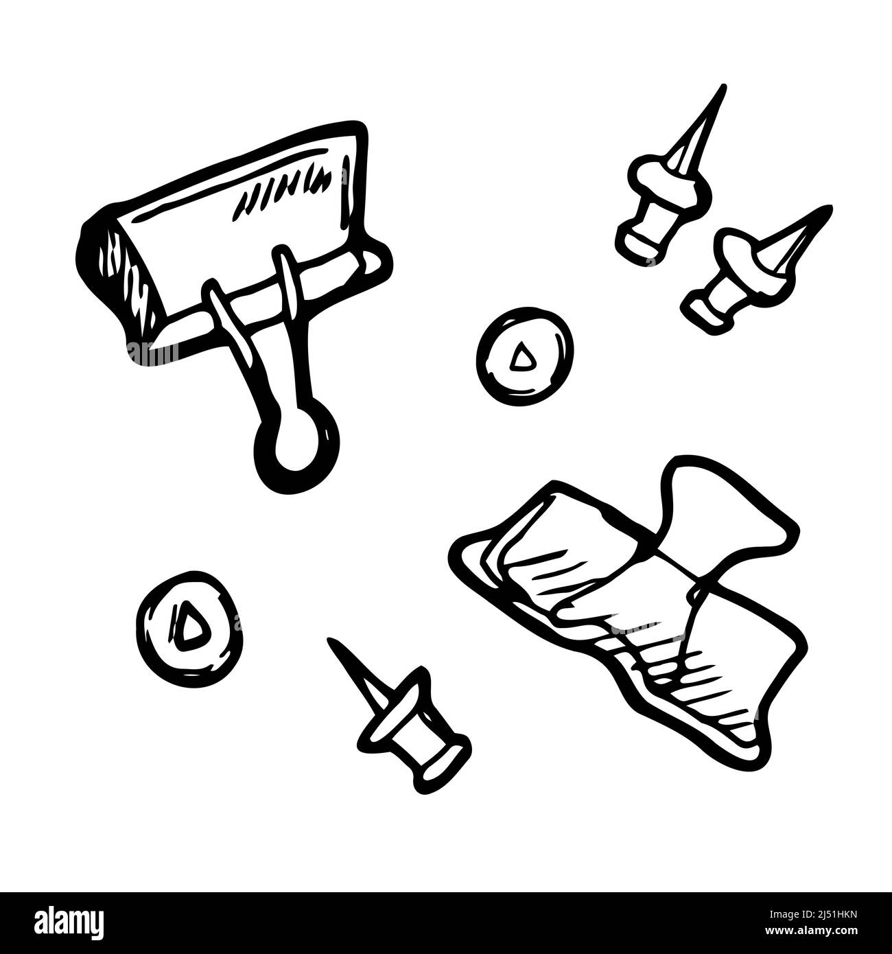 View paper icon outline Black and White Stock Photos & Images - Alamy