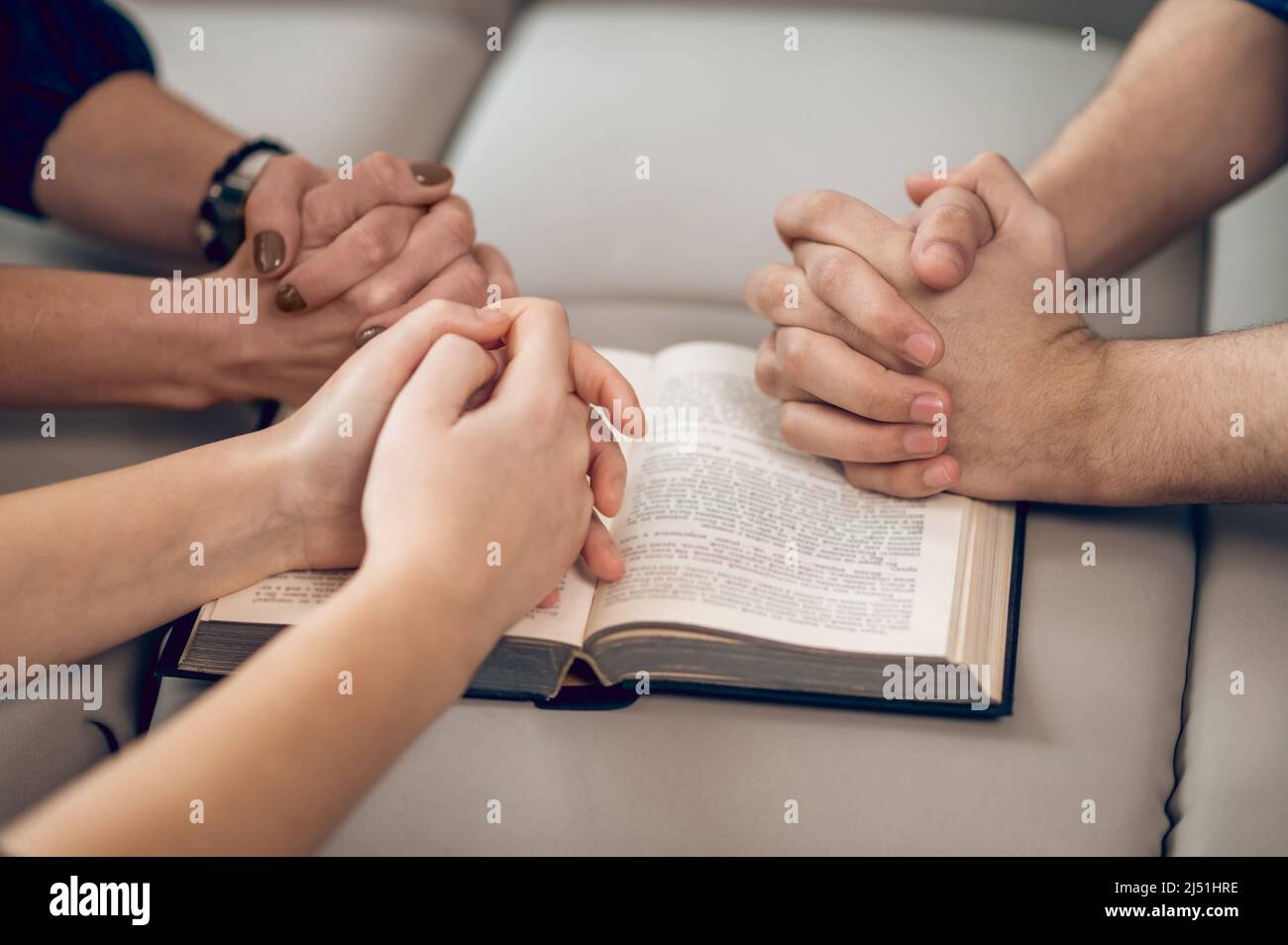 Close up picture of hands while praying Stock Photo - Alamy