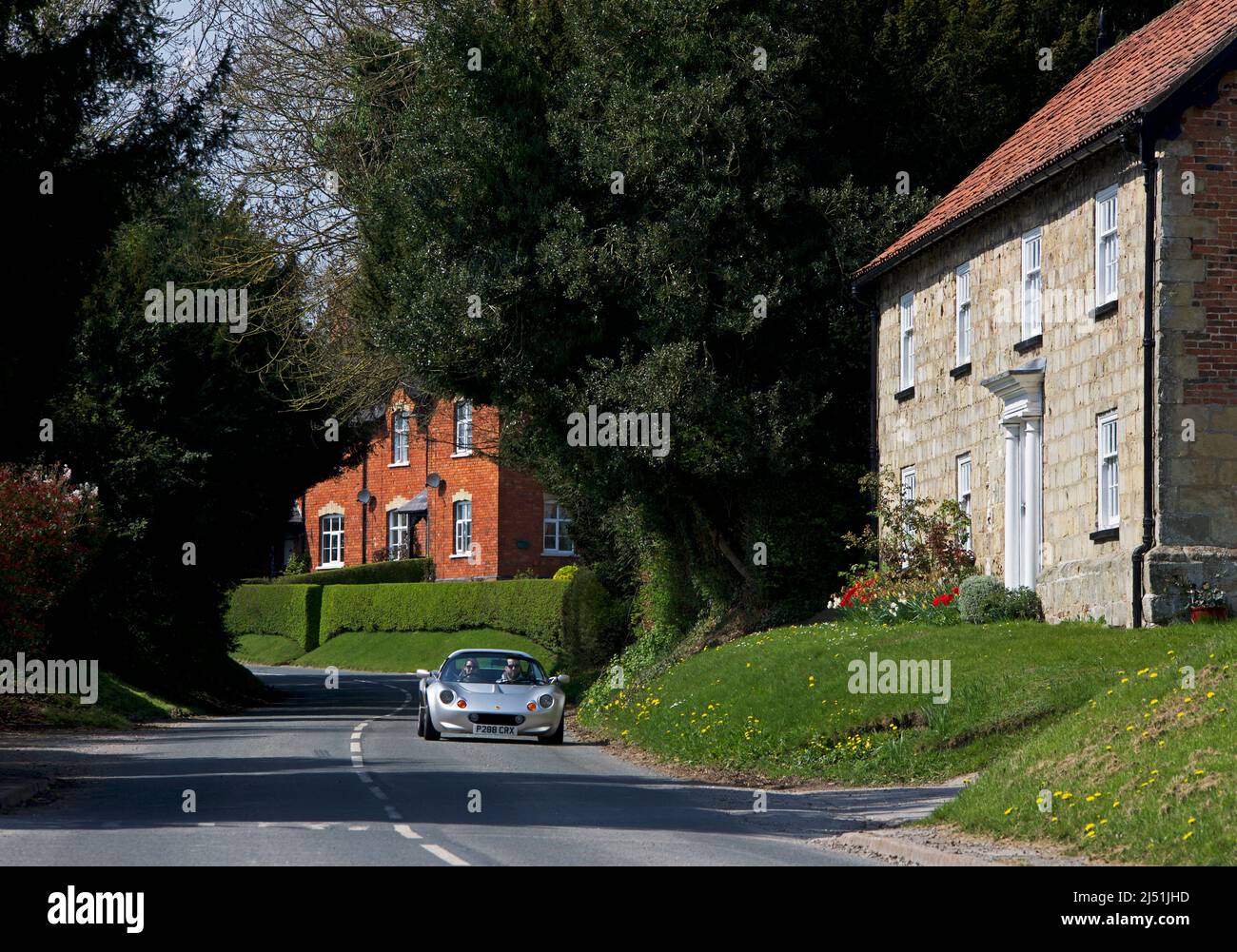 Lotus Elite performance sports car in the village of Warter in East ...