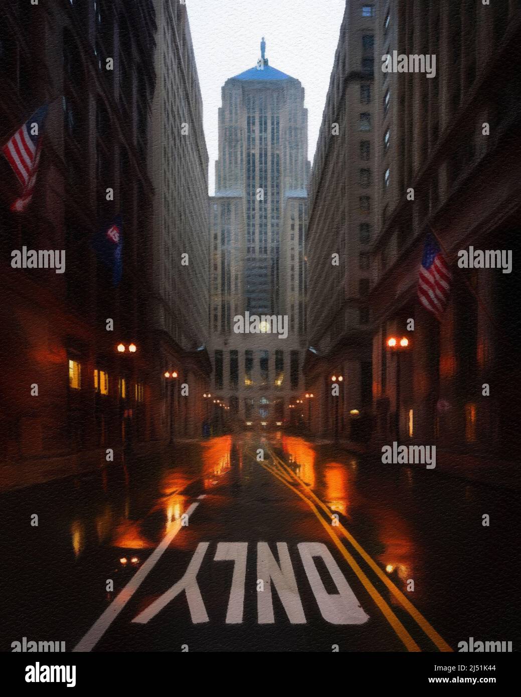 Chicago USA city center skyscrapers and architecture, America travel ...