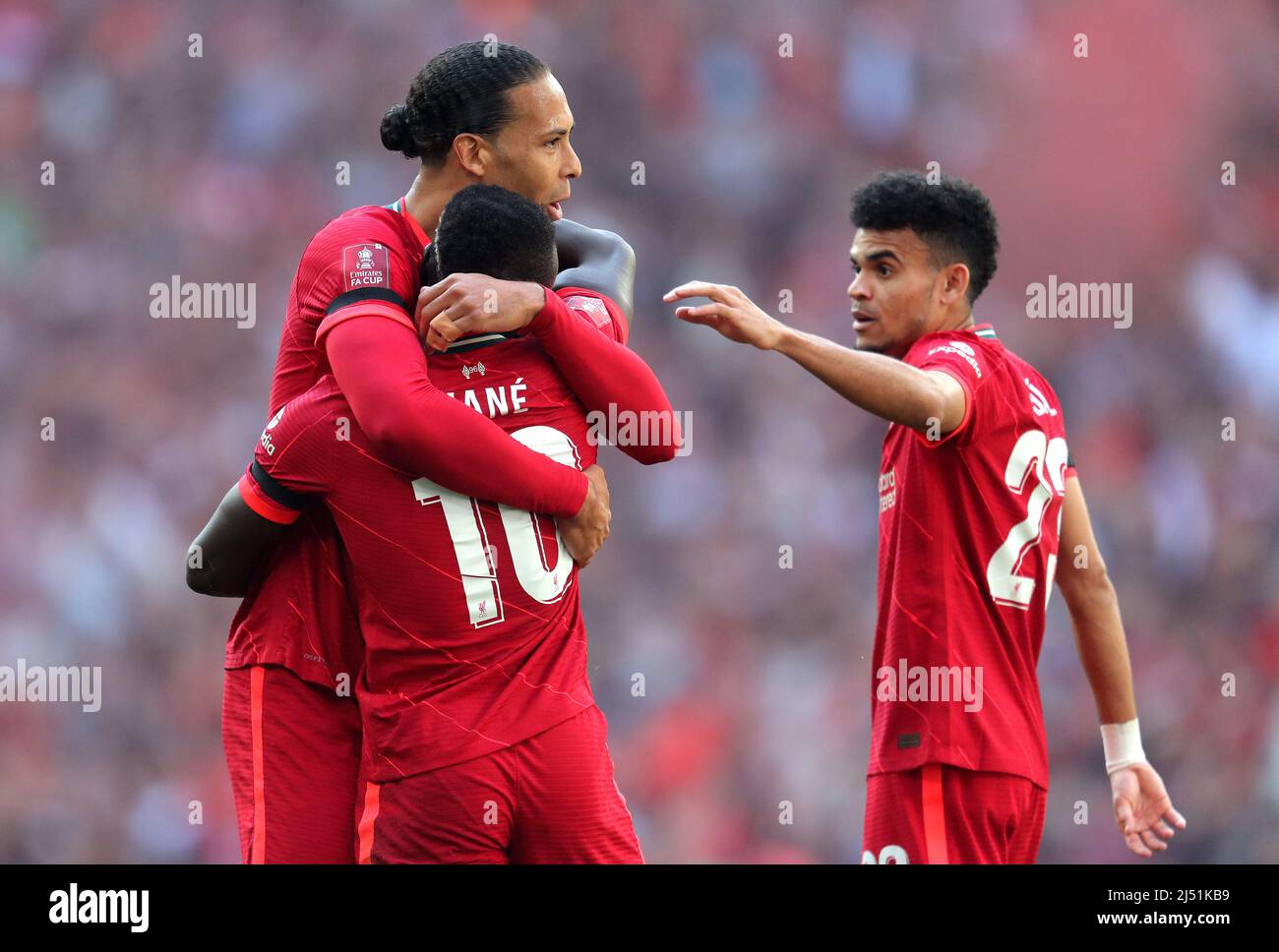 SADIO MANE, VIRGIL VAN DIJK, LUIS DIAZ, MANCHESTER CITY V LIVERPOOL, 2022 Stock Photo - Alamy