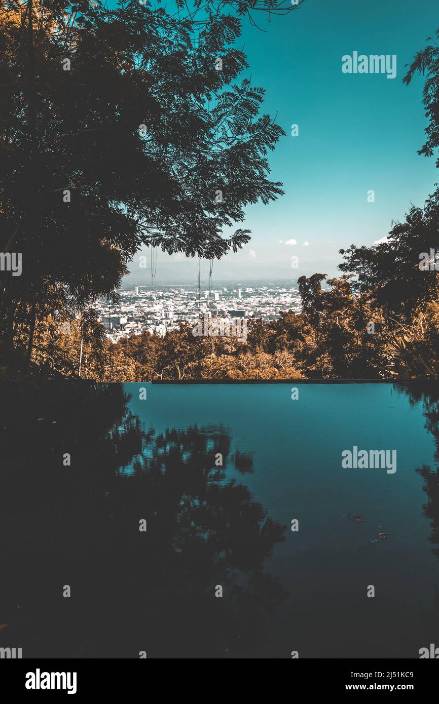 Wat Pha Lat or Wat Palad, old temple in jungle, Chiang Mai, Thailand ...