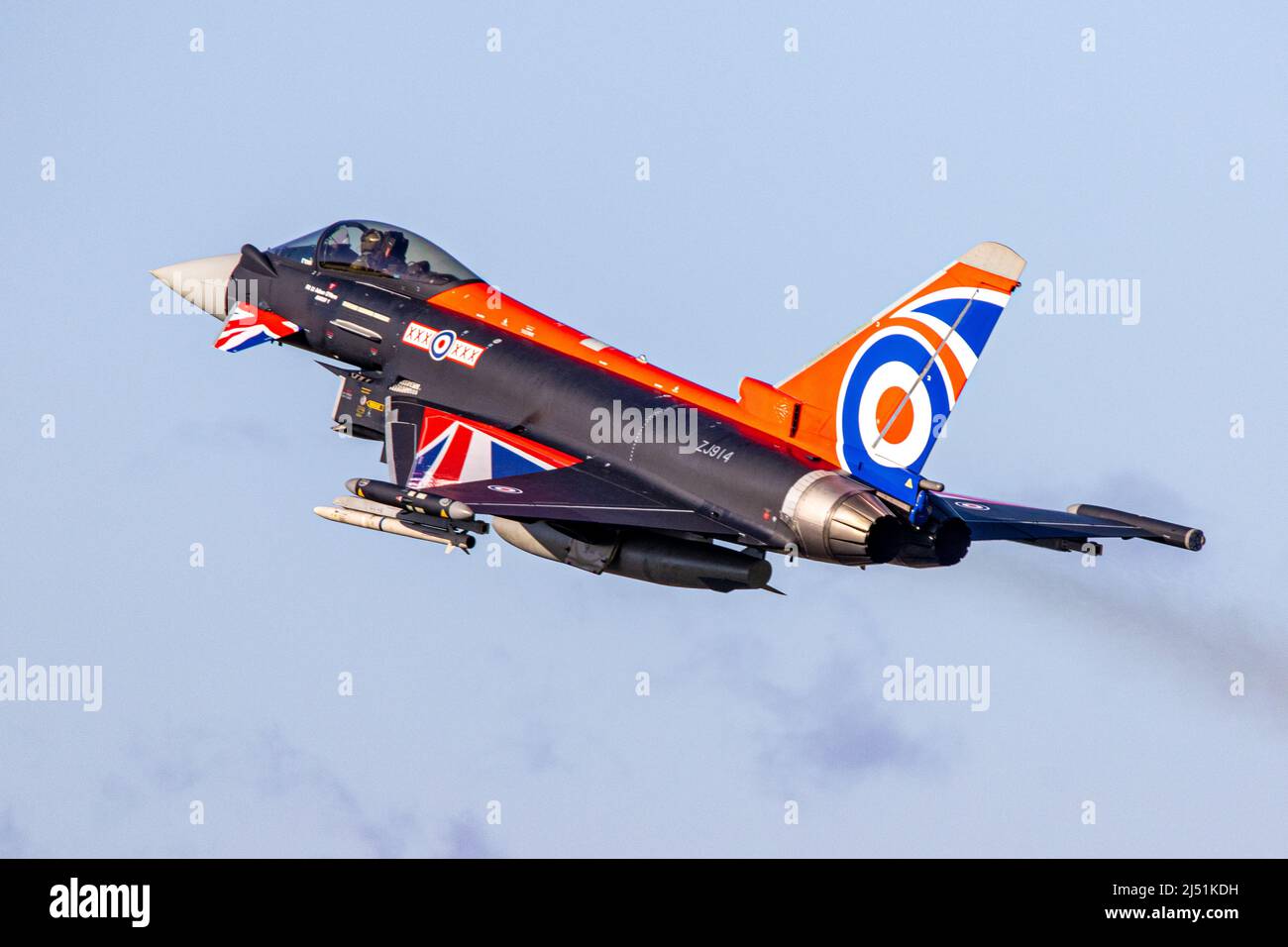 ZJ914 Eurofighter TYPHOON 29sqn RAF Stock Photo - Alamy