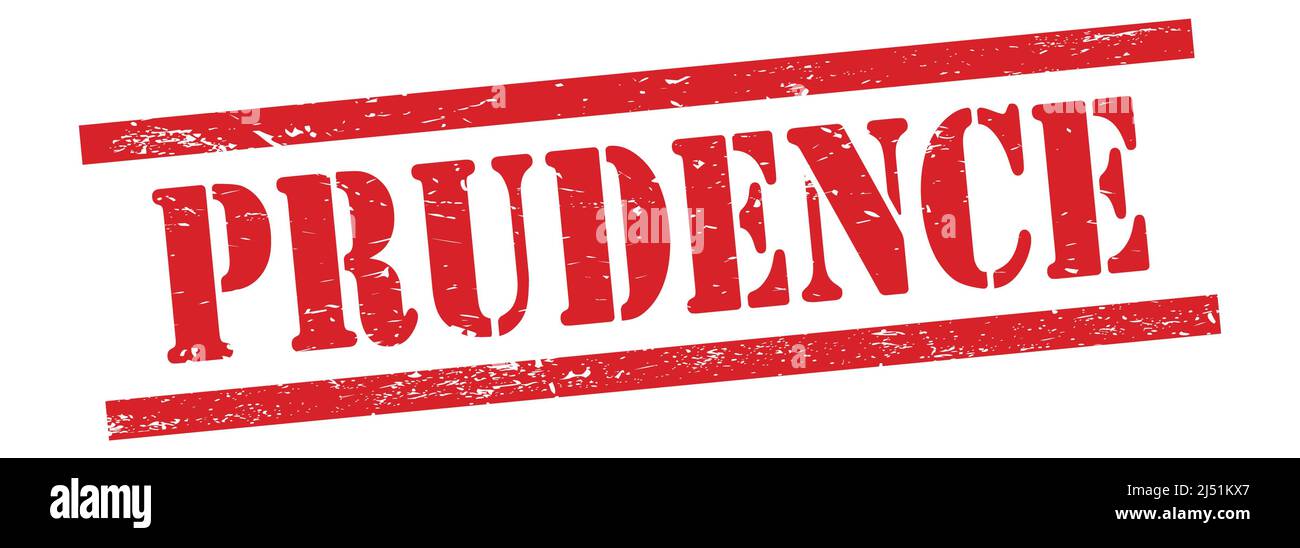 Prudence word Cut Out Stock Images & Pictures - Alamy