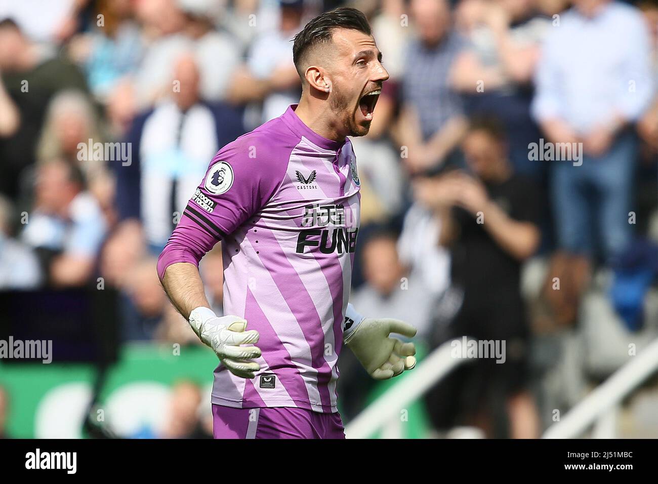 Martin Dubravka of Newcastle United celebrates - Newcastle United v ...
