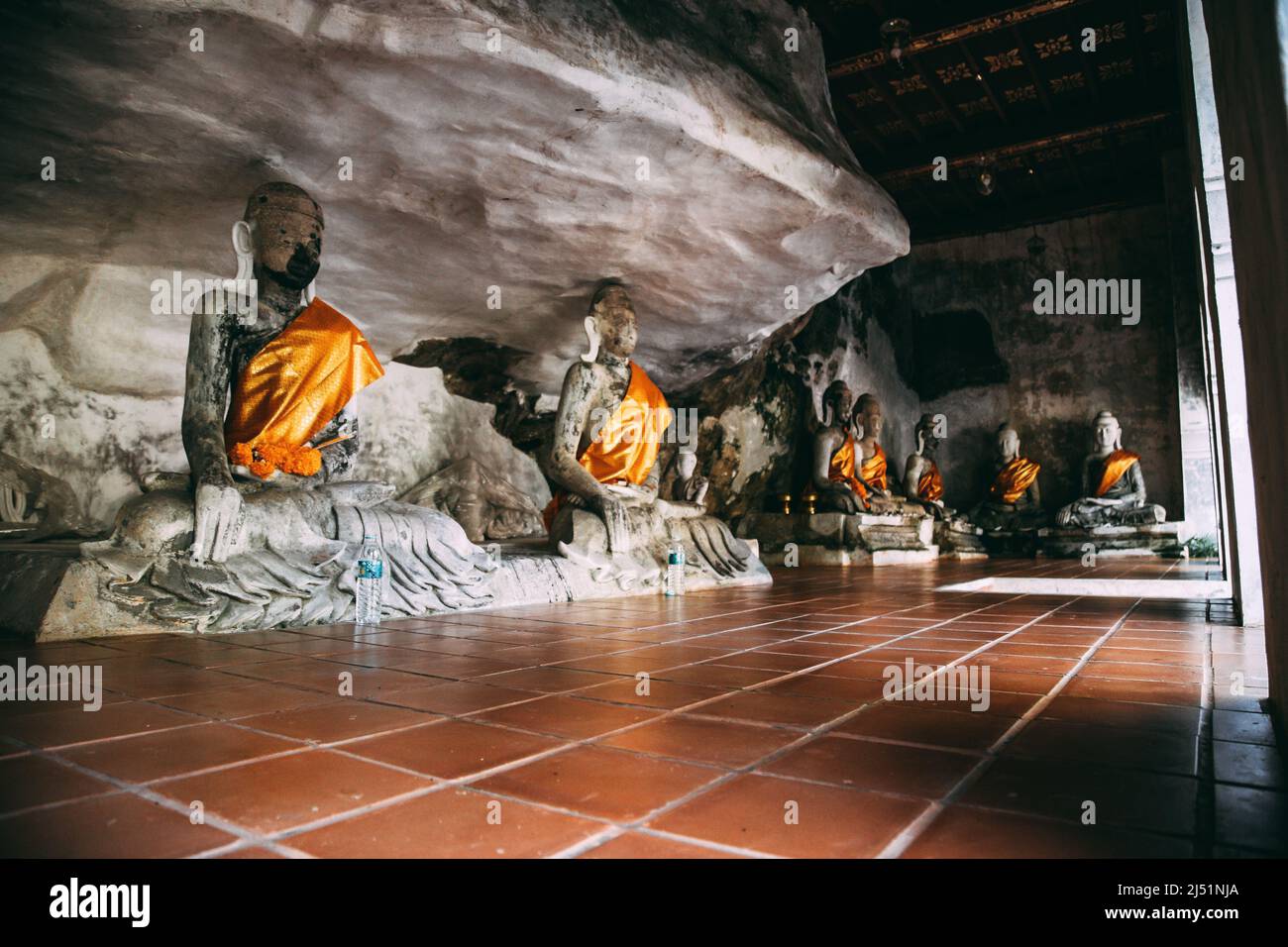Wat Pha Lat or Wat Palad, old temple in jungle, Chiang Mai, Thailand ...