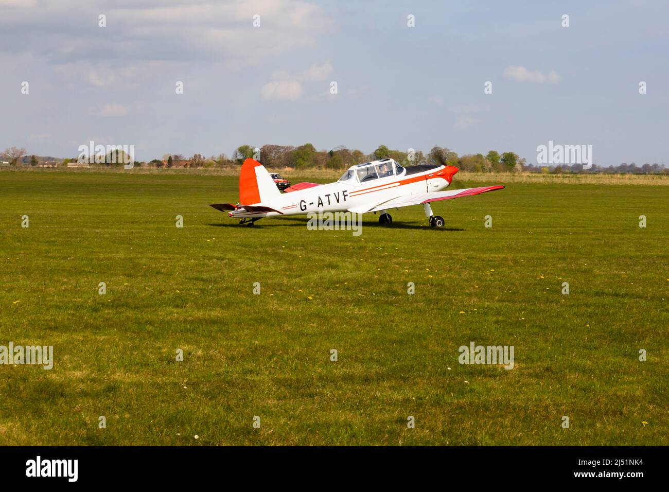 De Havilland DHC-1 Chipmunk, G-ATVK. Built 1951, ex WD327. Lycoming ...