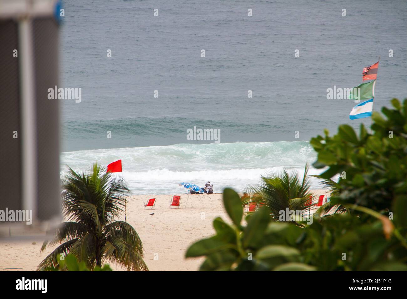 Beach scene copacabana hi-res stock photography and images - Alamy