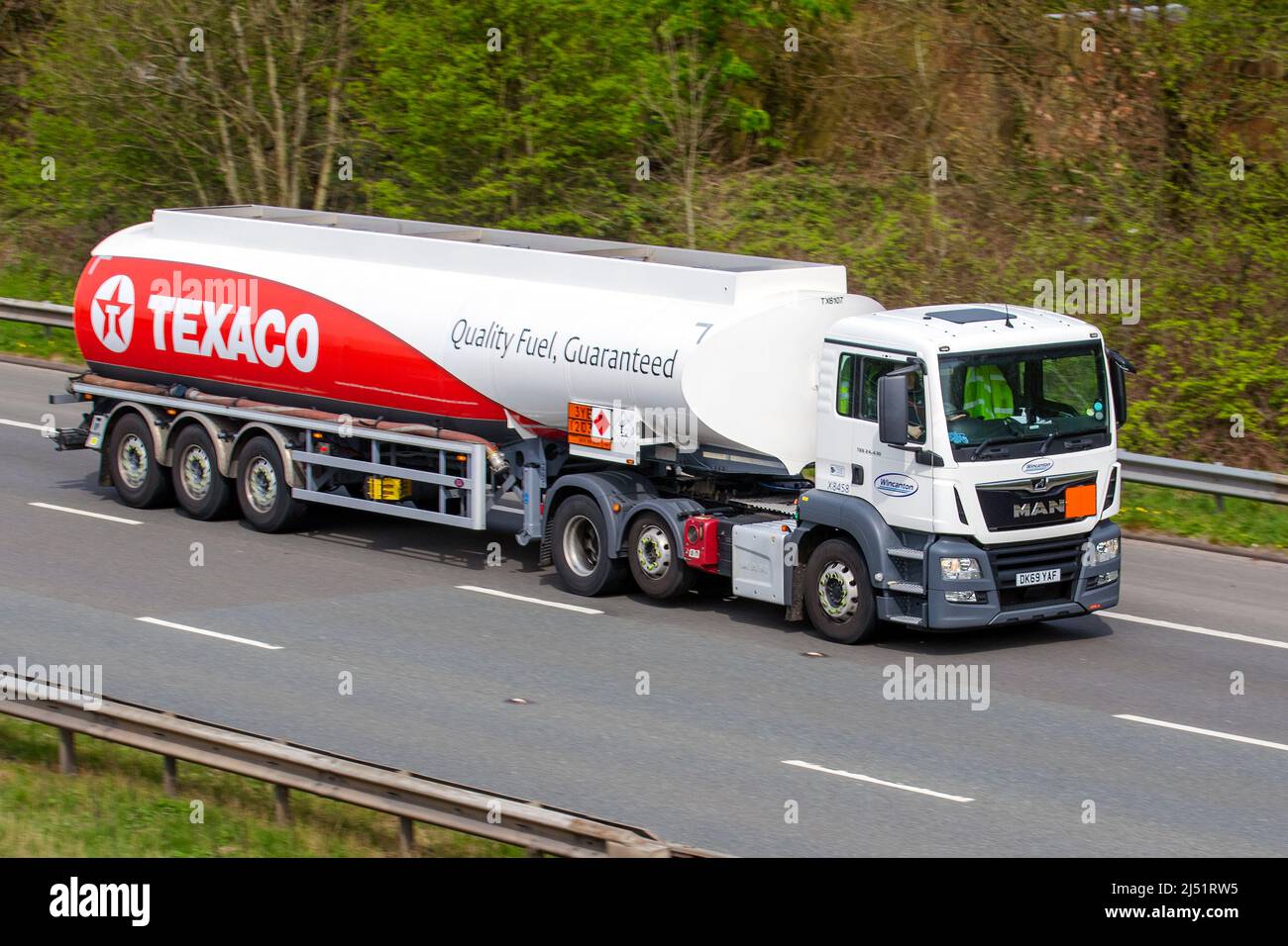 Tanker on m6 motorway hi-res stock photography and images - Alamy