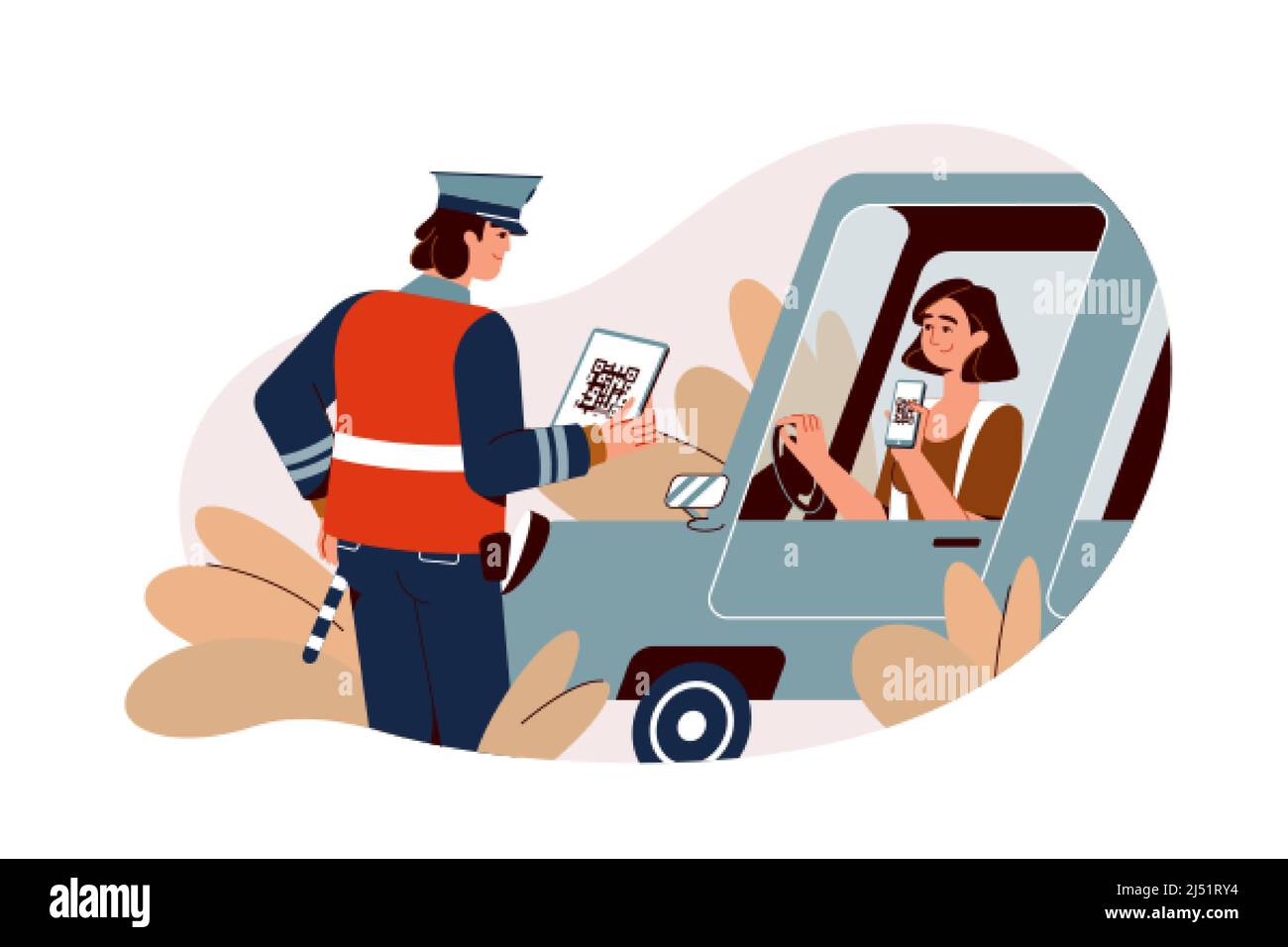 Uniform vehicle code Cut Out Stock Images & Pictures - Alamy