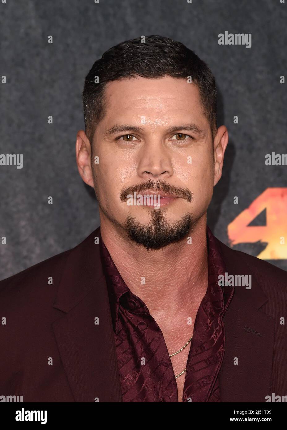 JD Pardo walking on the red carpet at FX's "Mayans M.C." season 4 ...